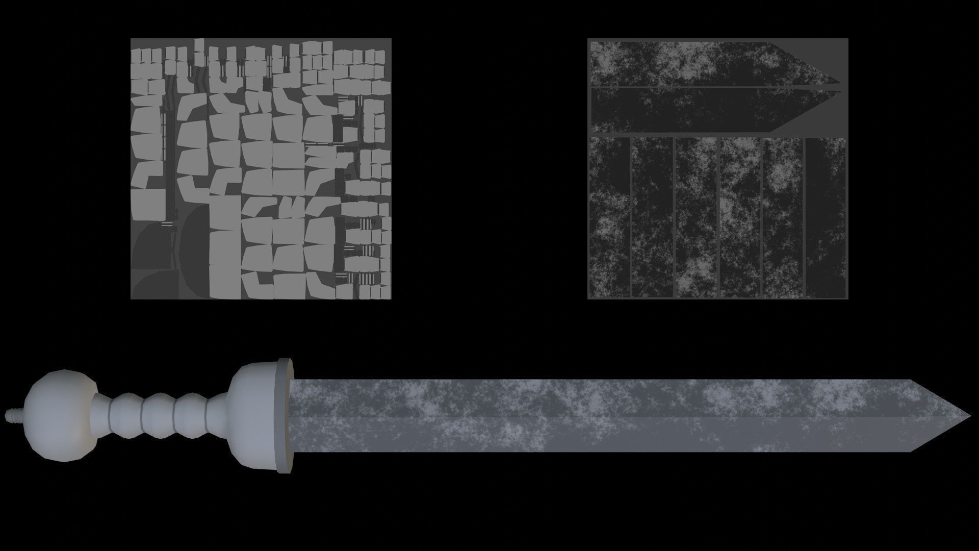 3D model Roman Legionary Sword Gladius VR / AR / low-poly | CGTrader