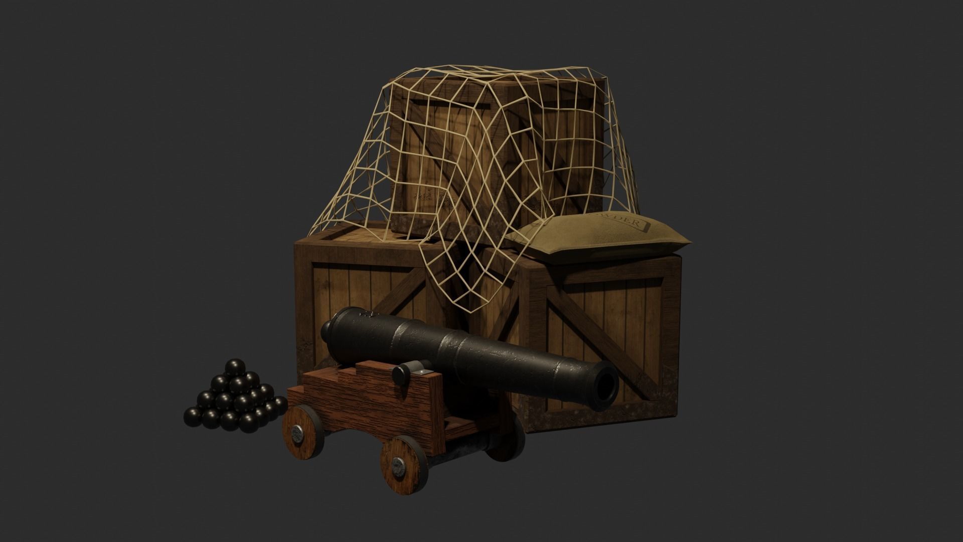 Naval Combat props 3D model | CGTrader