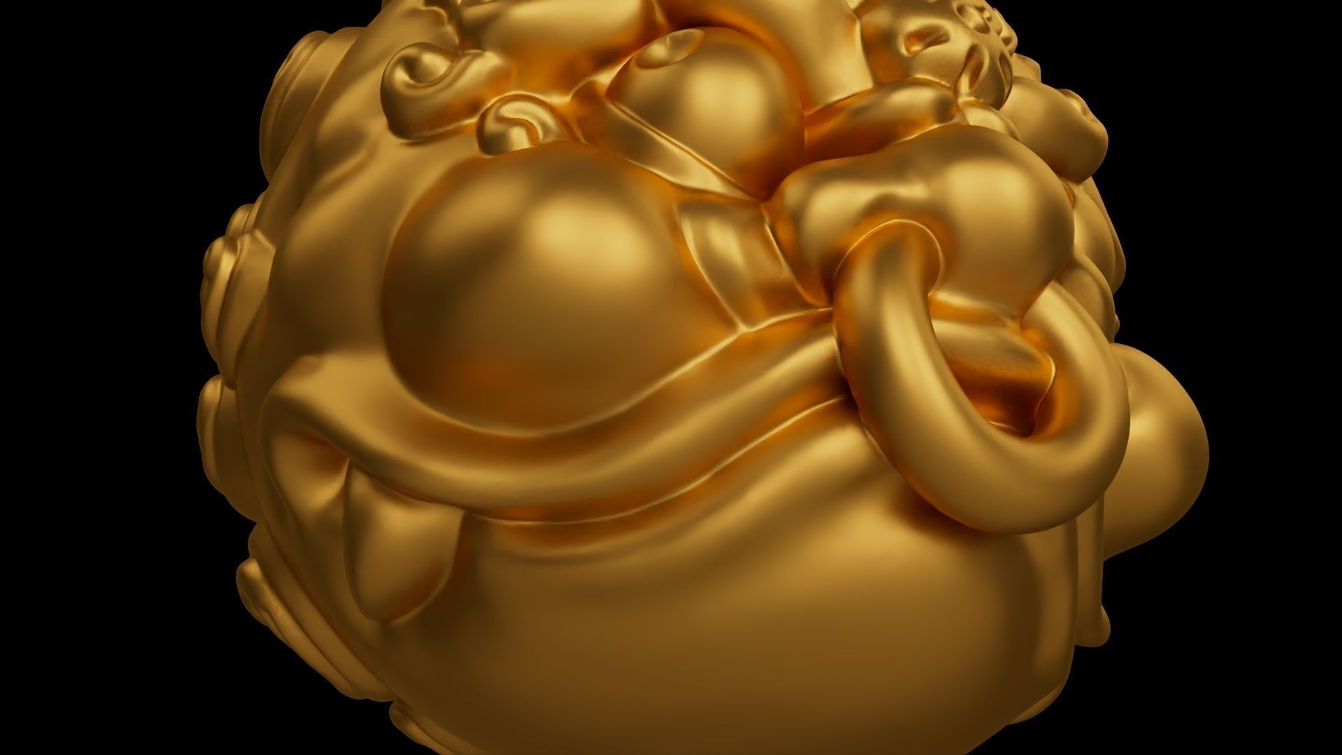 Round carving 3D model 3D printable | CGTrader