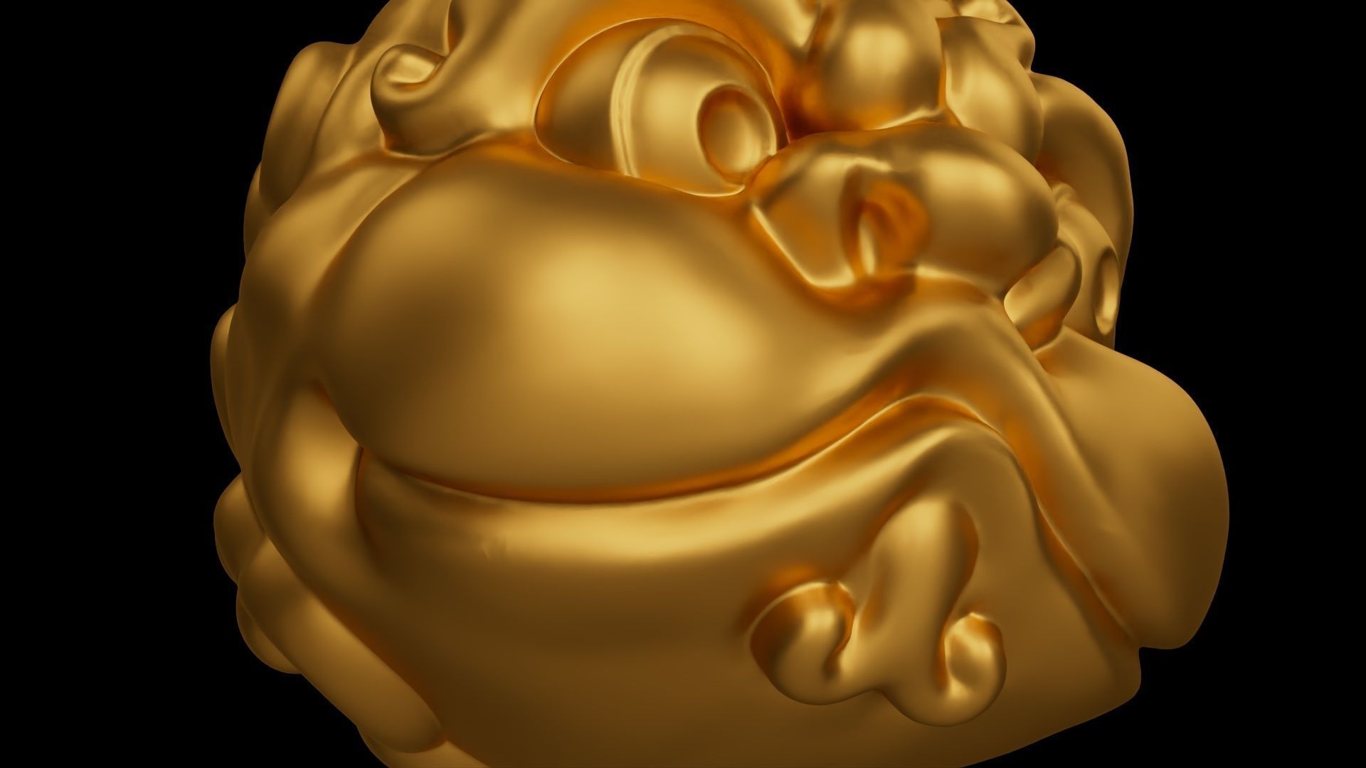 Round carving 3D model 3D printable | CGTrader