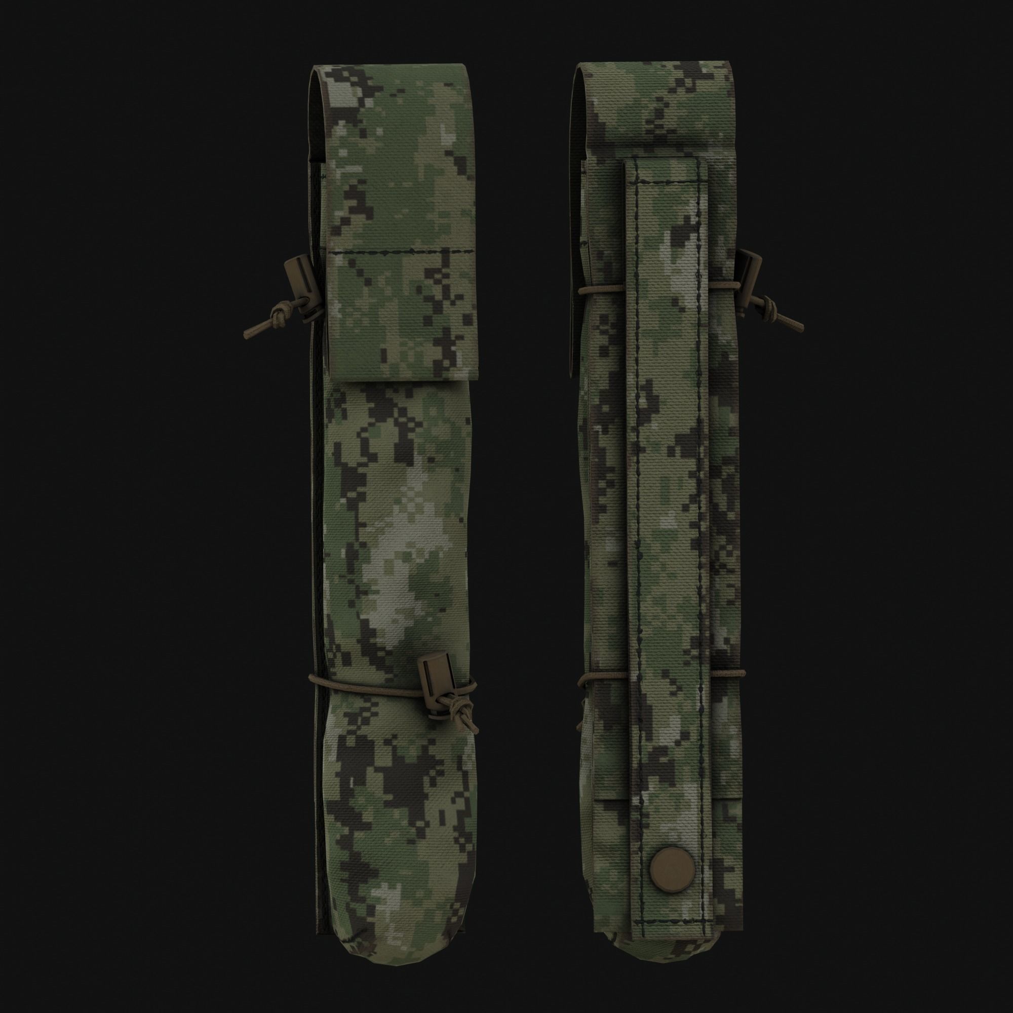 3D model Eagle Breaching Strip Pouch AOR1 And AOR2 VR / AR / low-poly ...