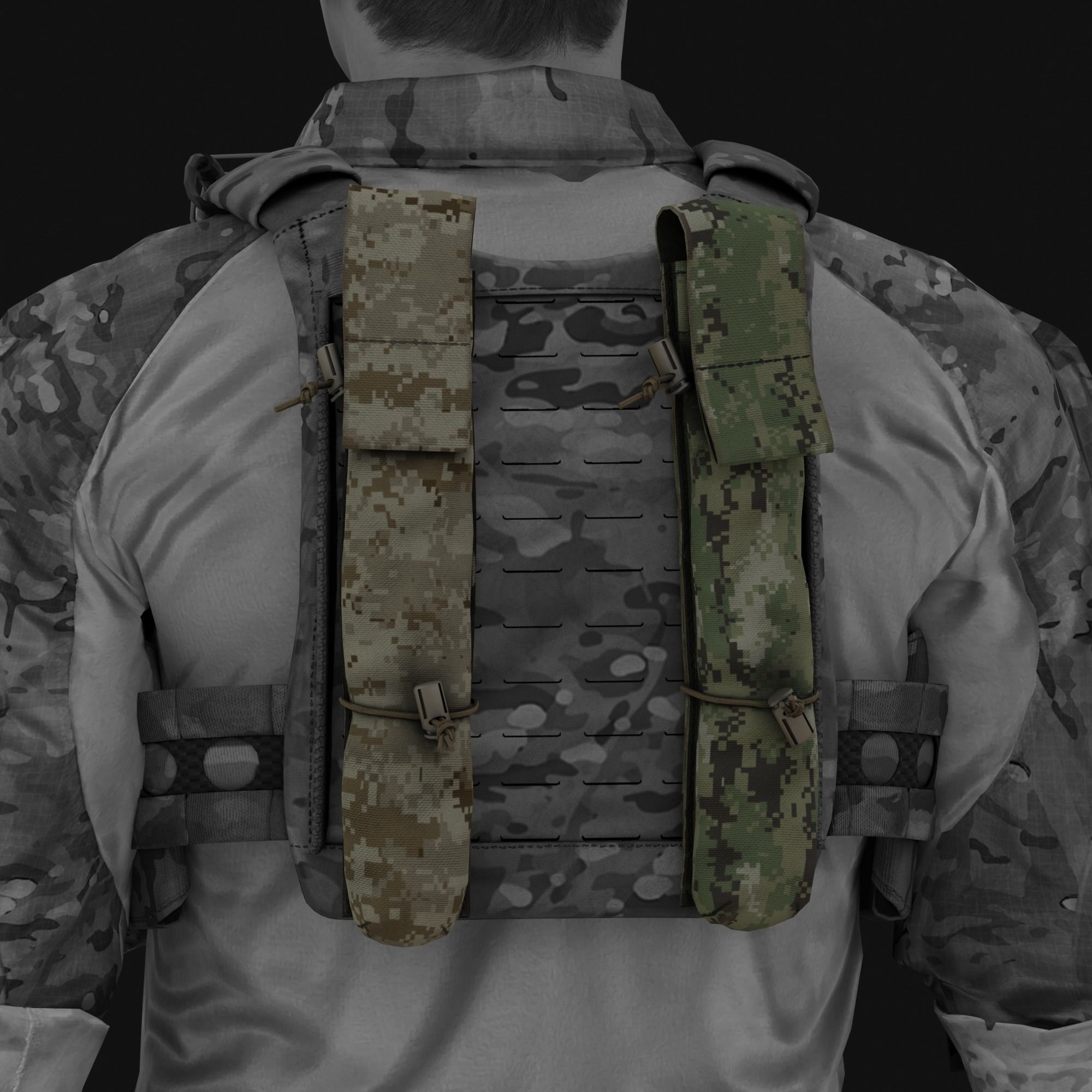 3D model Eagle Breaching Strip Pouch AOR1 And AOR2 VR / AR / low-poly ...