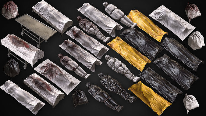 3D model Bodybags VR / AR / low-poly | CGTrader