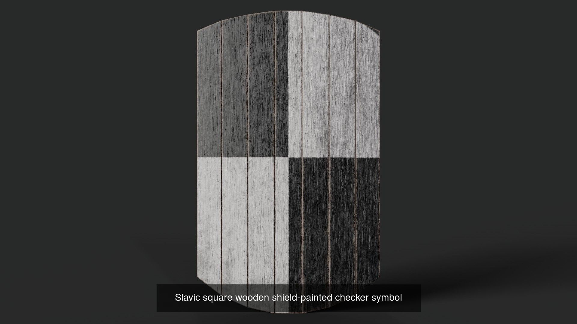 3D Model Collection Slavic square shields 40 pieces VR / AR / low-poly ...