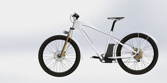 electric bicycle 3D model | CGTrader