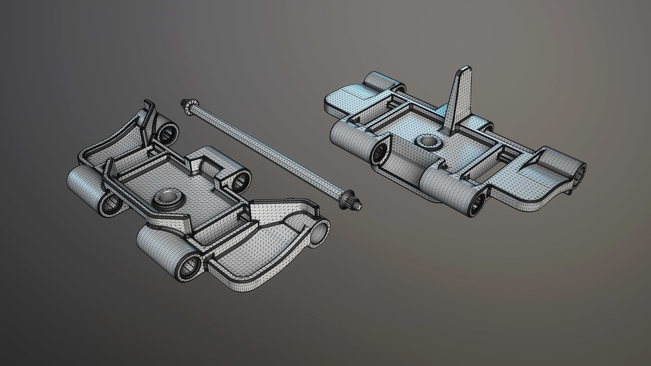 3D model M113 APC Track Link T130 T130E1 3D-Models Set VR / AR / low ...