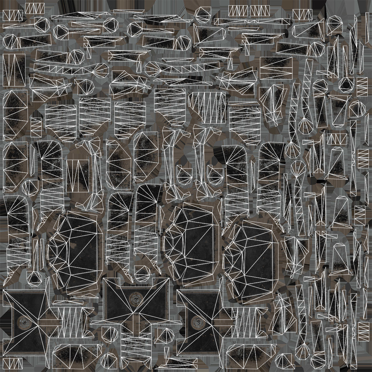 3D model M113 APC Track Link T130 T130E1 3D-Models Set VR / AR / low ...