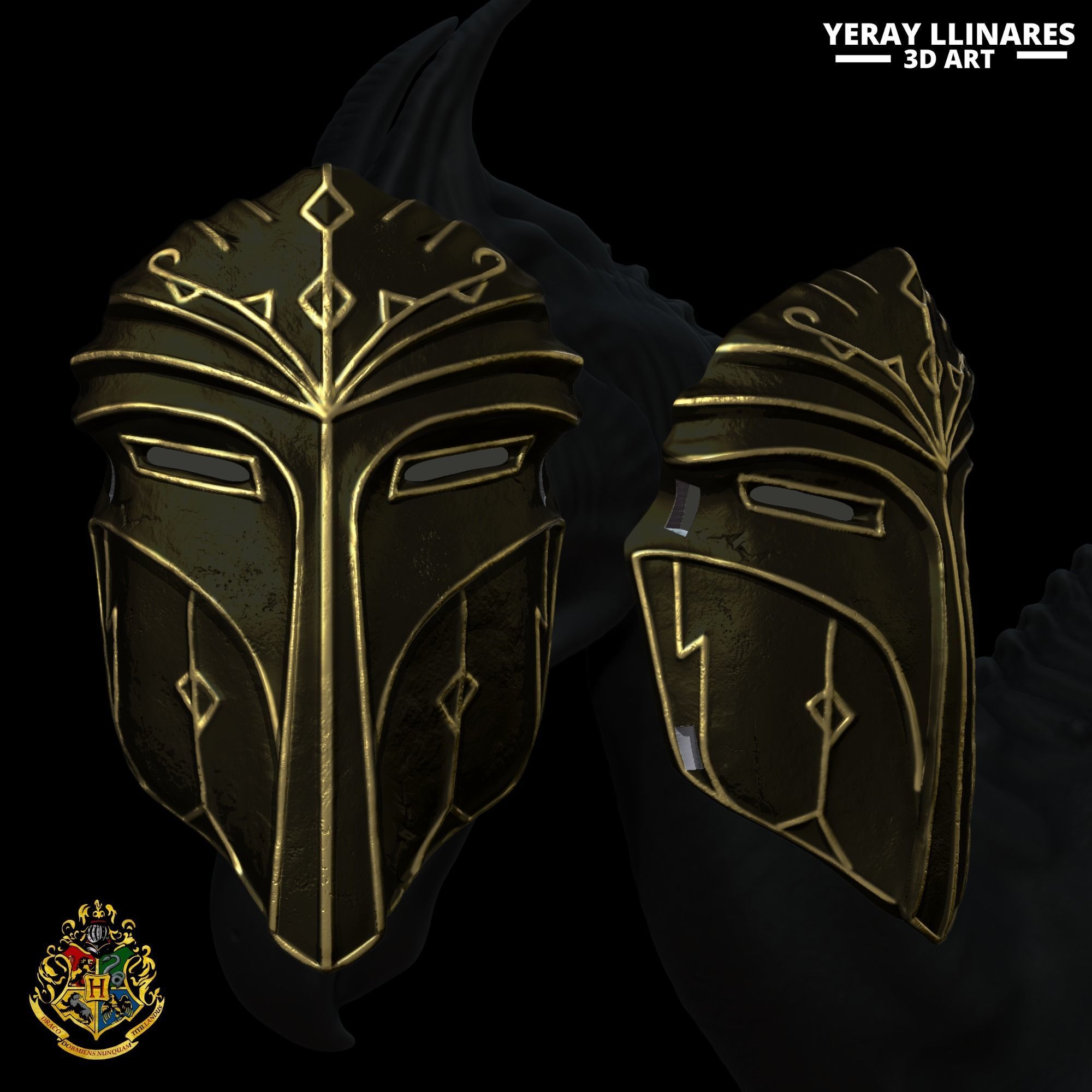 Legendary Hogwarts Legacy Mask 3D model 3D printable | CGTrader
