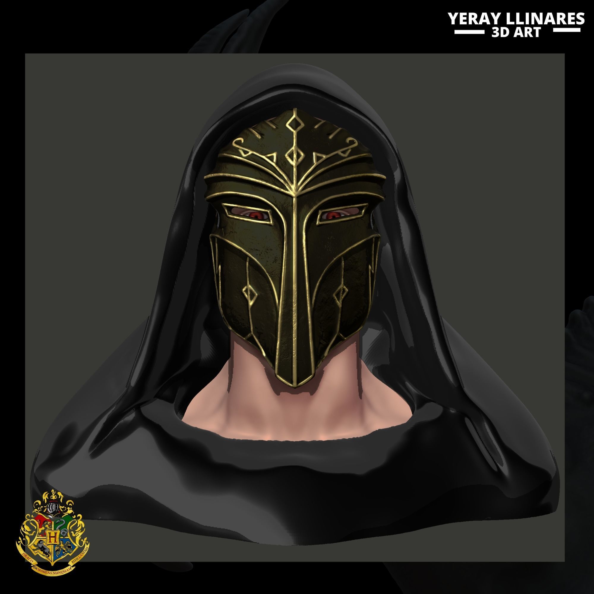 Legendary Hogwarts Legacy Mask 3D model 3D printable | CGTrader