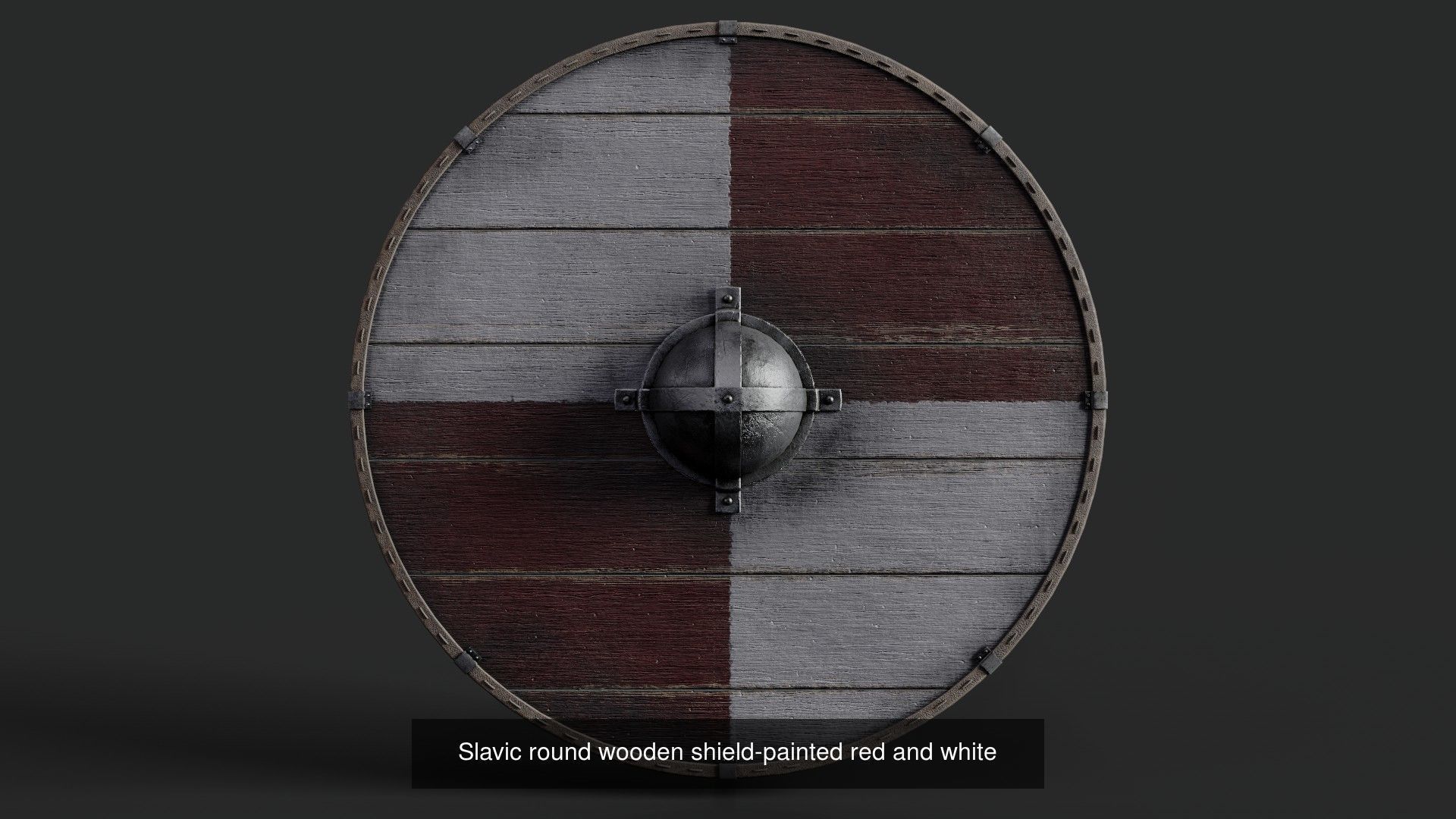 Slavic round shields 40 pieces 3D Model Collection | CGTrader