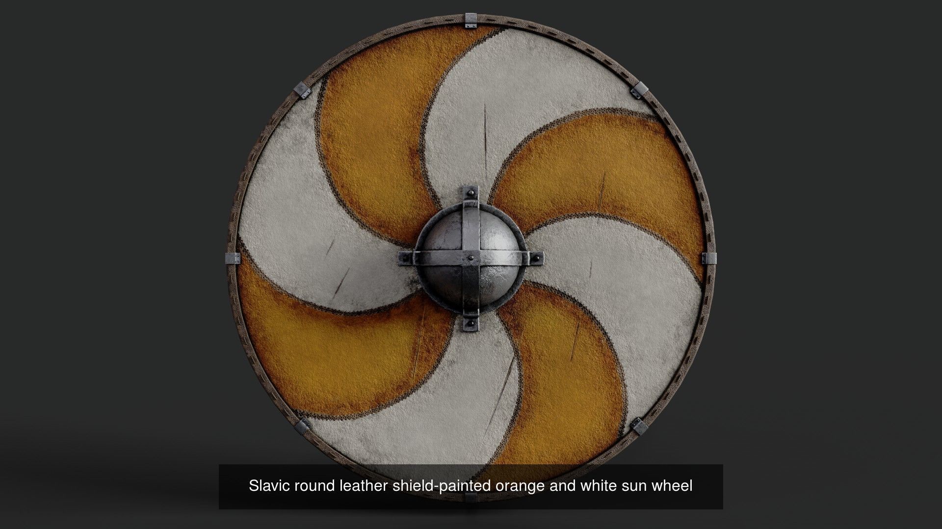 Slavic round shields 40 pieces 3D Model Collection | CGTrader