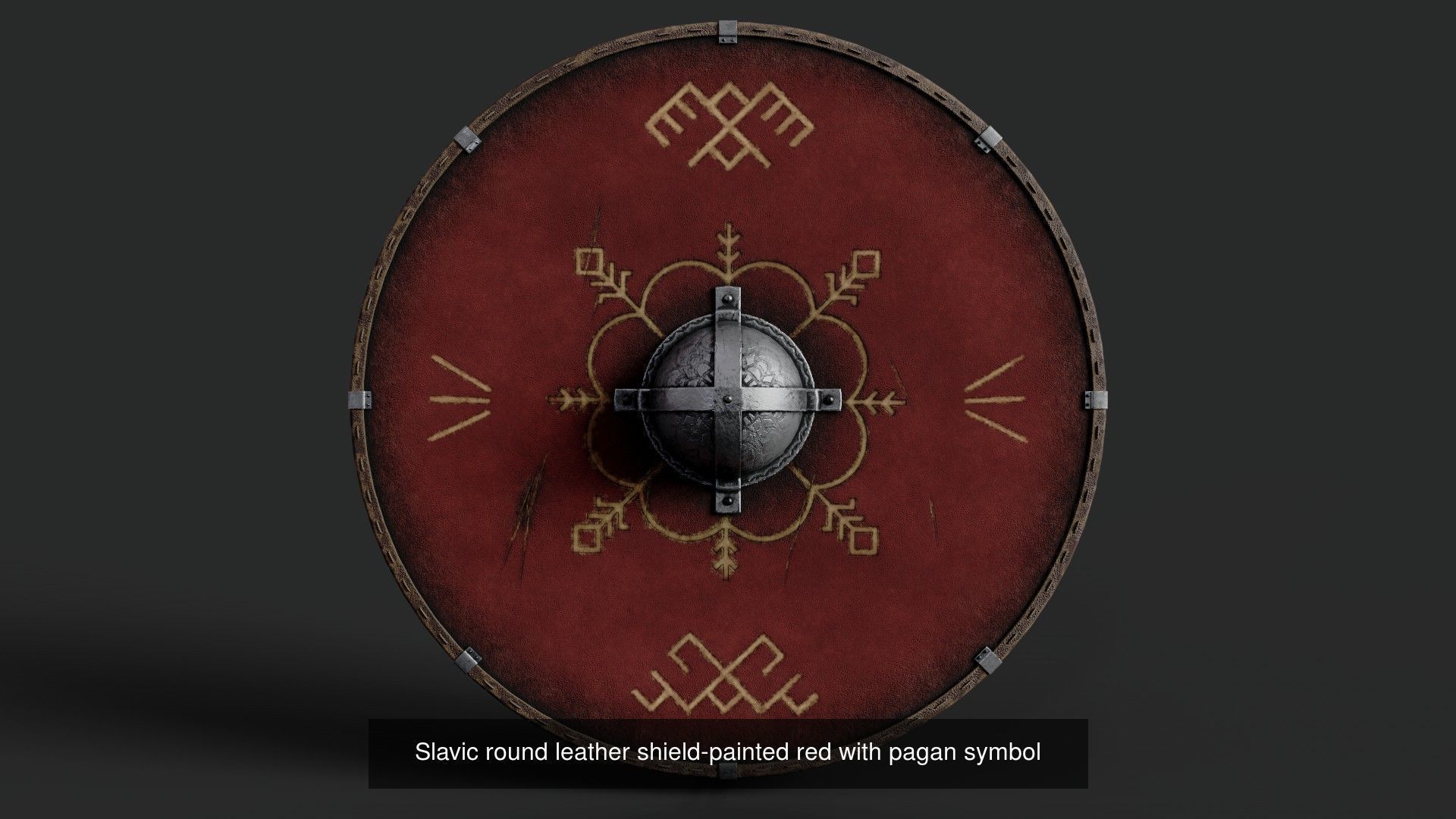 Slavic round shields 40 pieces 3D Model Collection | CGTrader