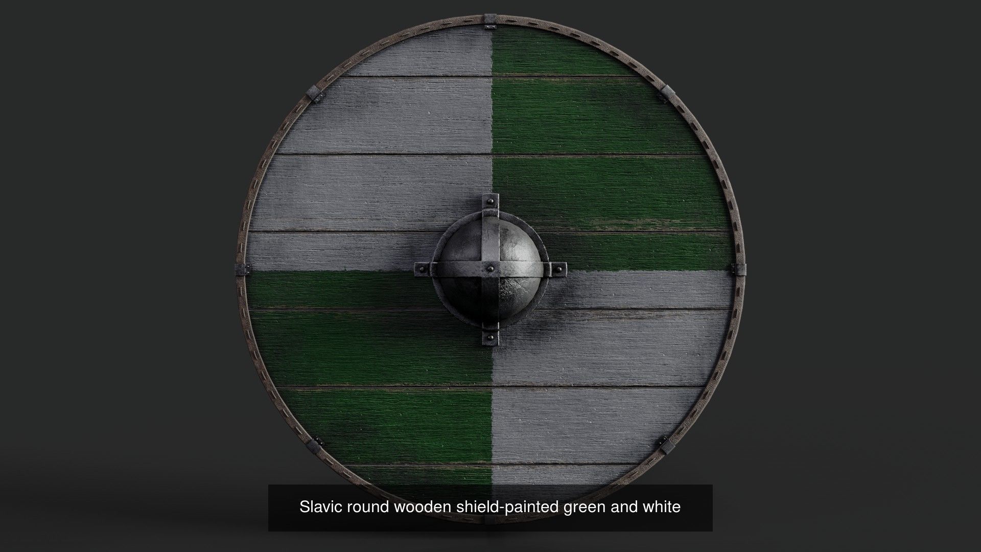 Slavic round shields 40 pieces 3D Model Collection | CGTrader