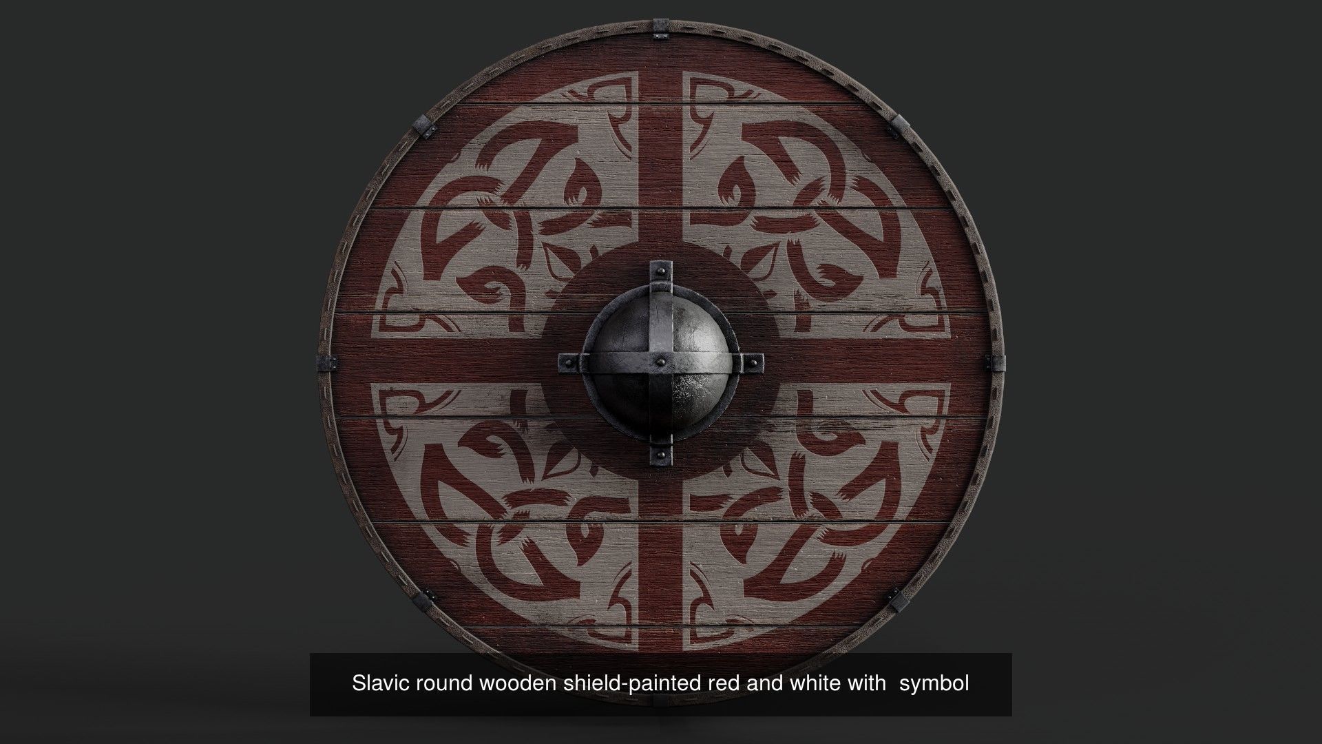 Slavic round shields 40 pieces 3D Model Collection | CGTrader