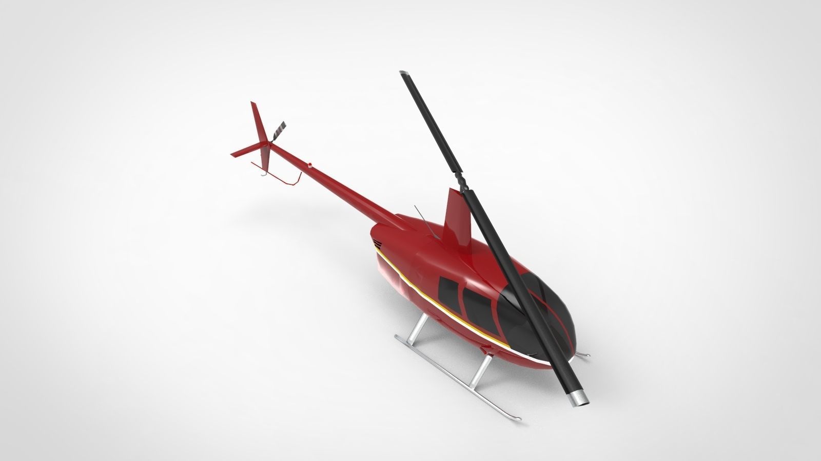 Helicopter R66 Turbine 3D model | CGTrader
