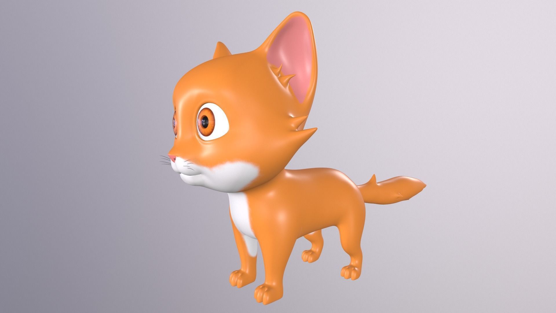 Cartoon Cat 3D model | CGTrader