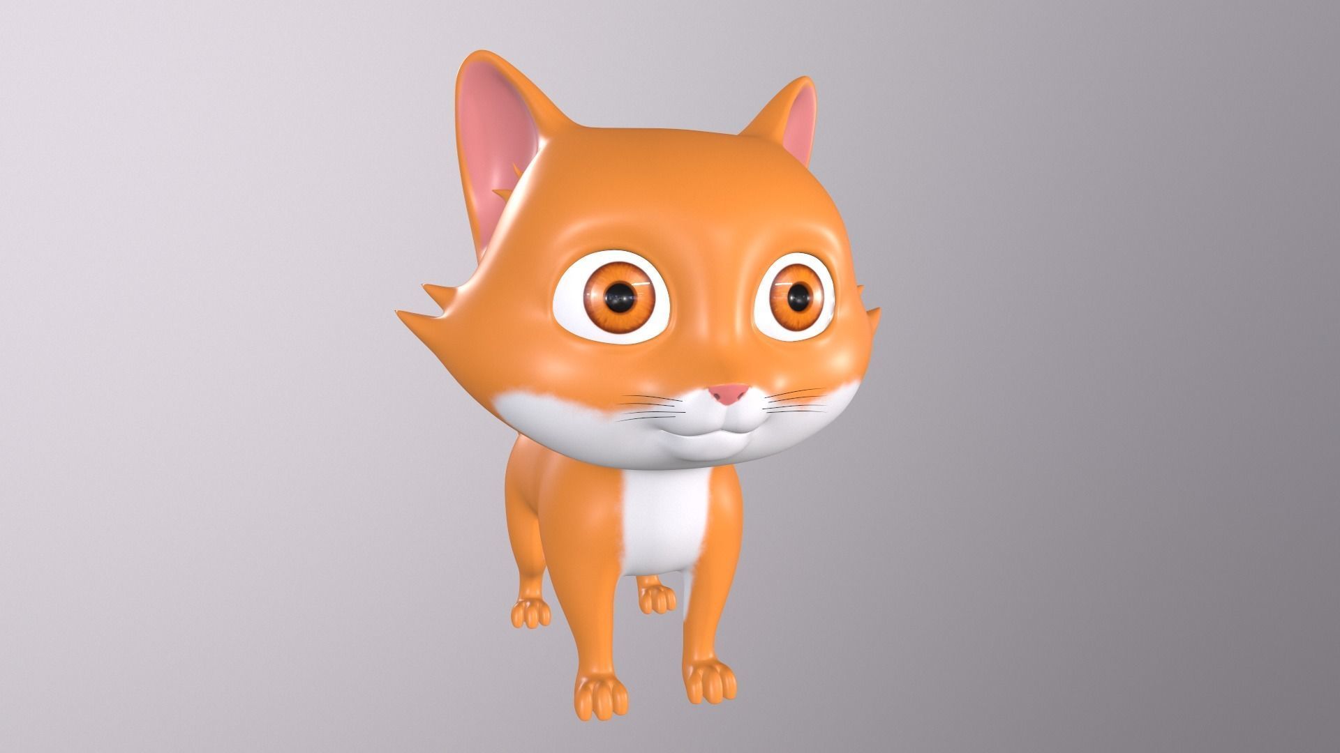 Cartoon Cat 3D model | CGTrader