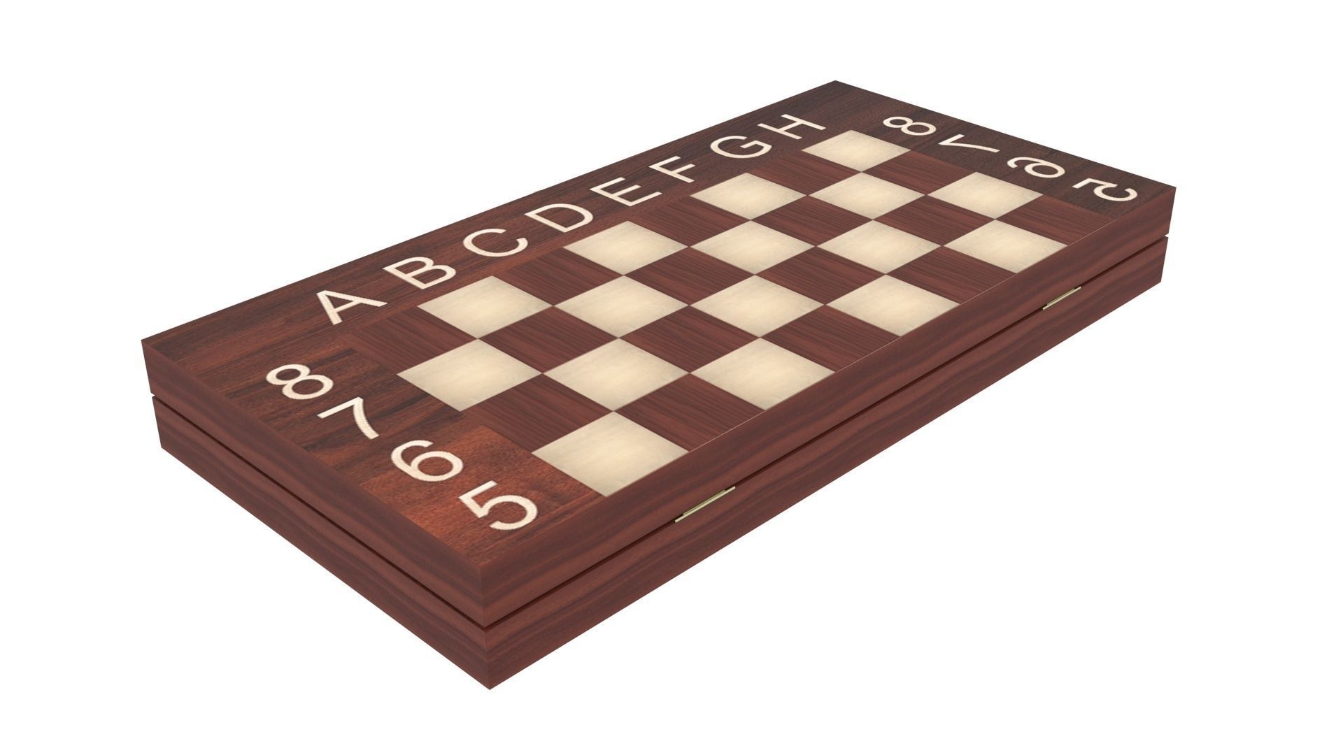 Closed Chess Board 3D model | CGTrader