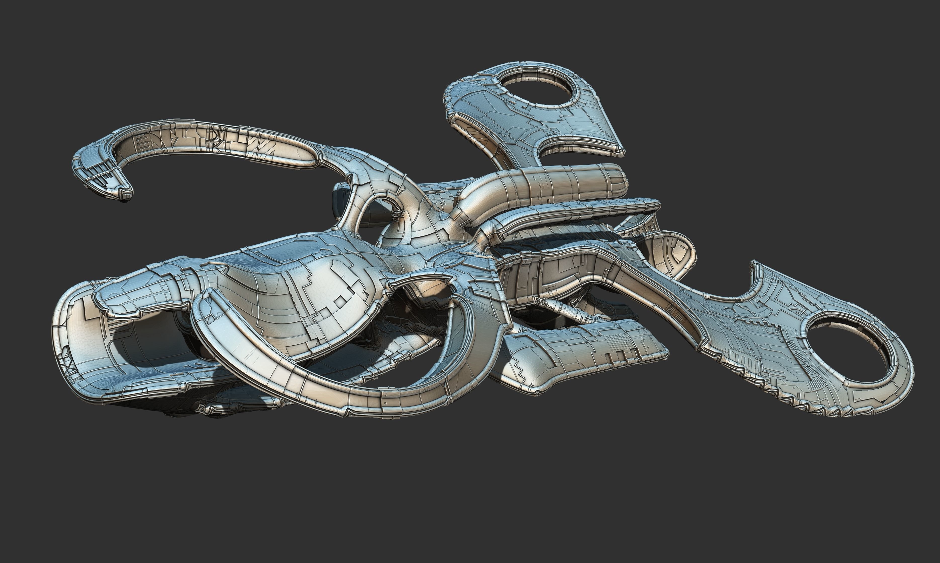 space equipment node 00208 3D model | CGTrader