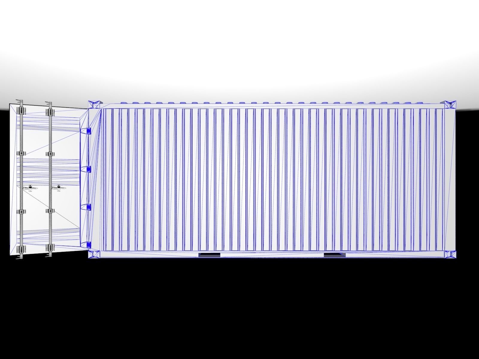 20 feet container 3D model | CGTrader
