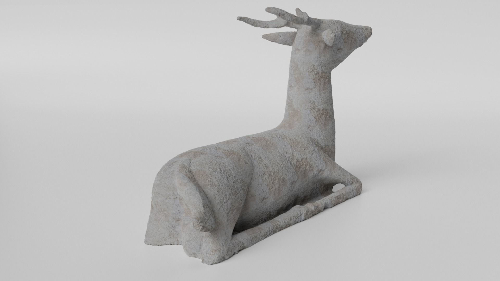 Rock Deer statut 3D model | CGTrader