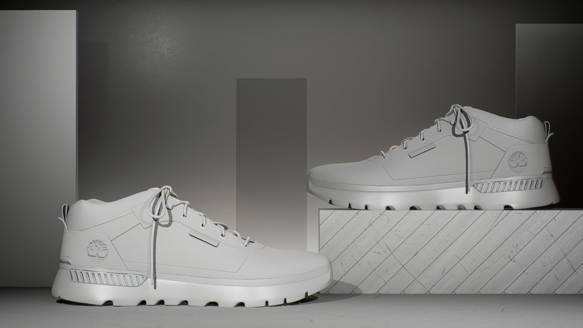 Timberland trekker 3D model | CGTrader