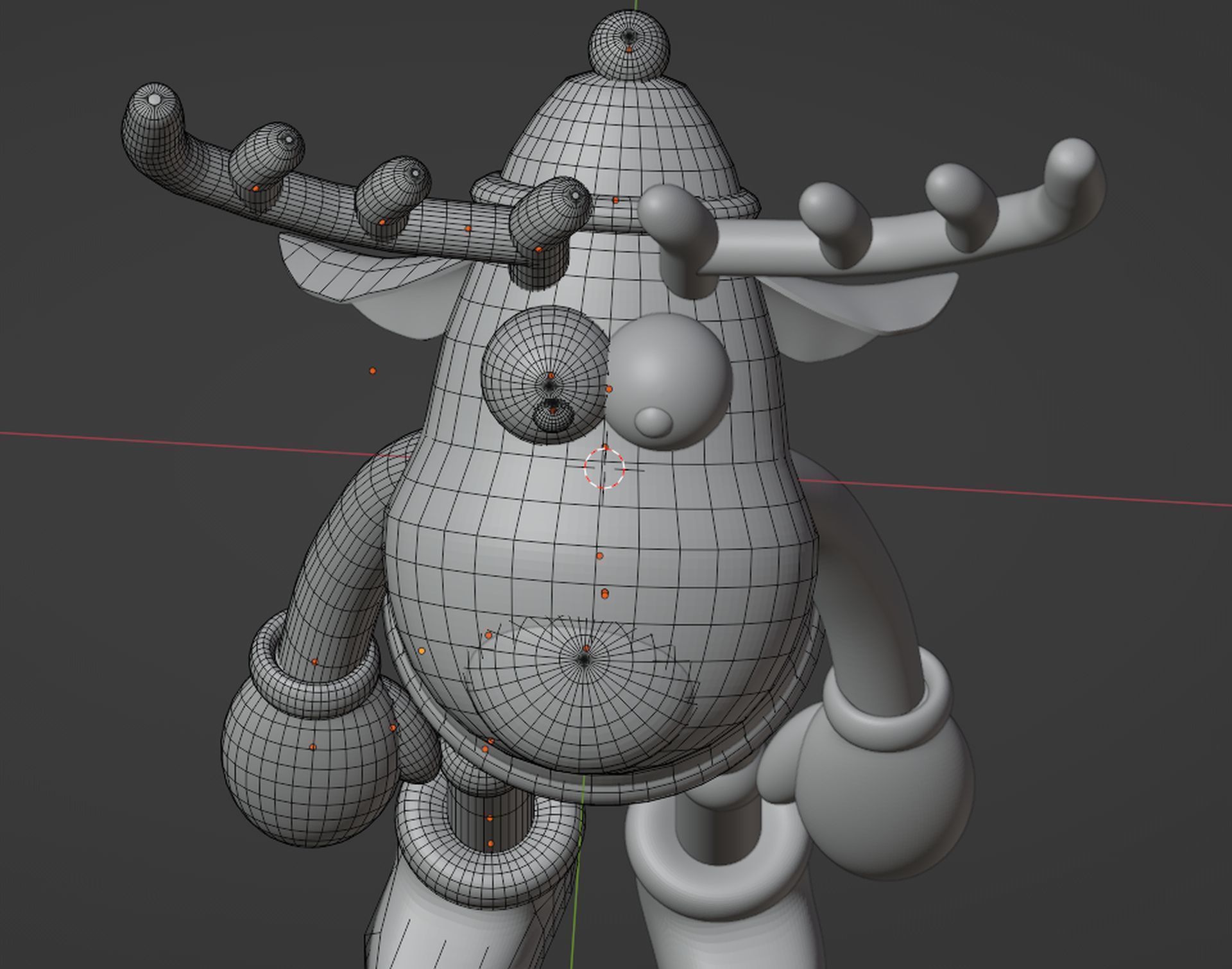 Deer Blender character mesh 3D model | CGTrader