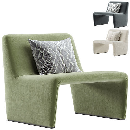 Patty Lounge Chair 3D model | CGTrader