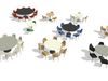 Parametric Revit Round Table Chair Configuration Setups Family 3D model ...