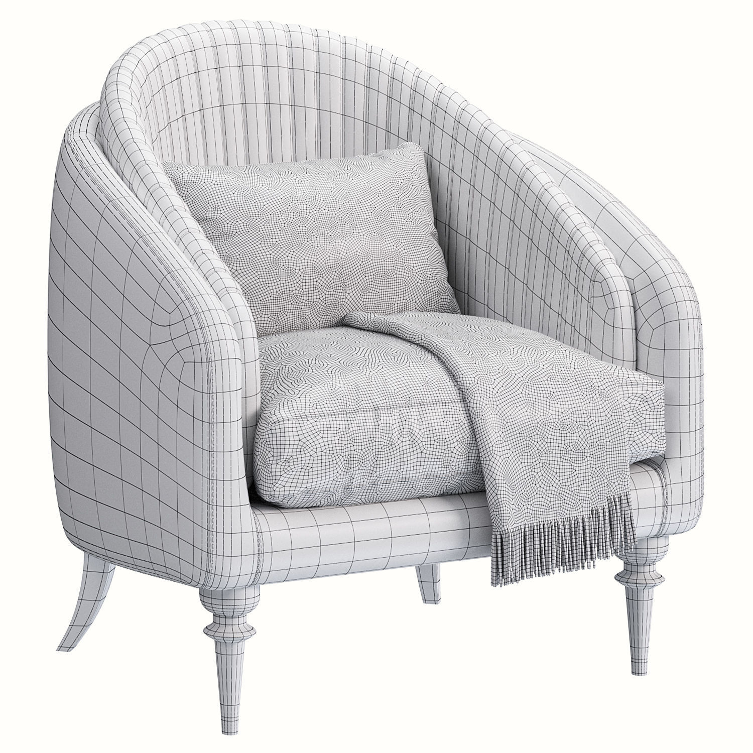 Arya Armchair by Aracikan 3D model | CGTrader
