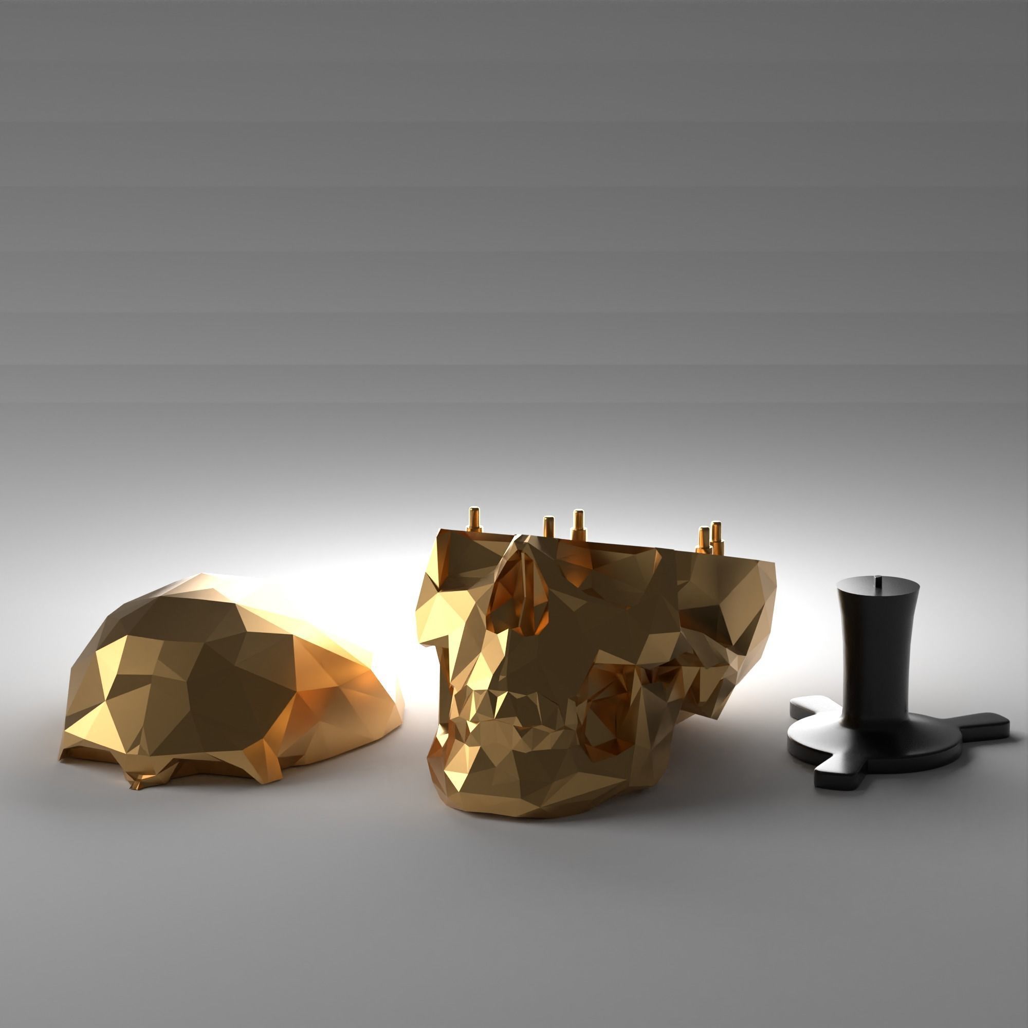 Skull Bowl V1 3D model 3D printable | CGTrader