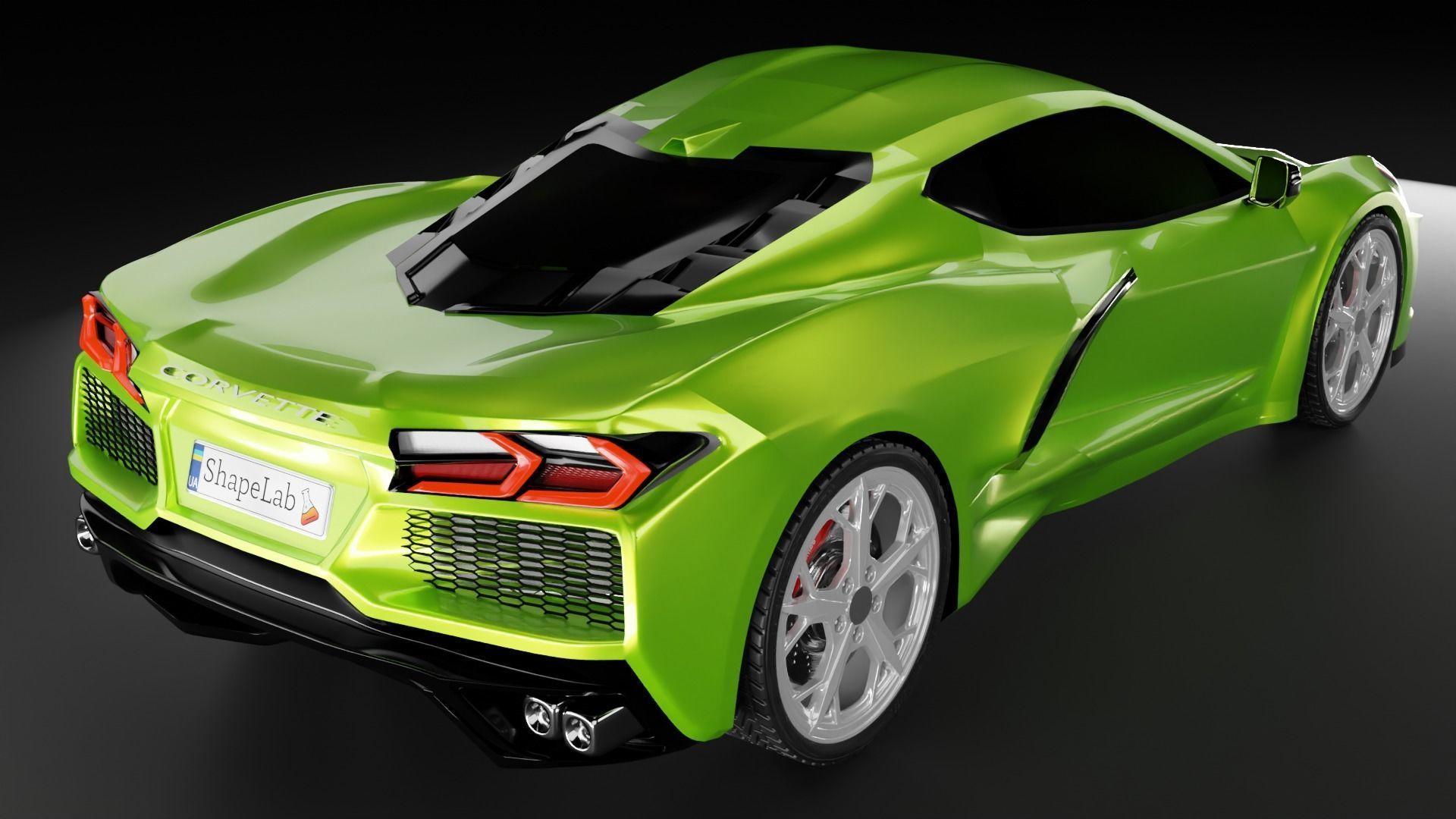 Chevy corvette C8 3D model 3D model | CGTrader