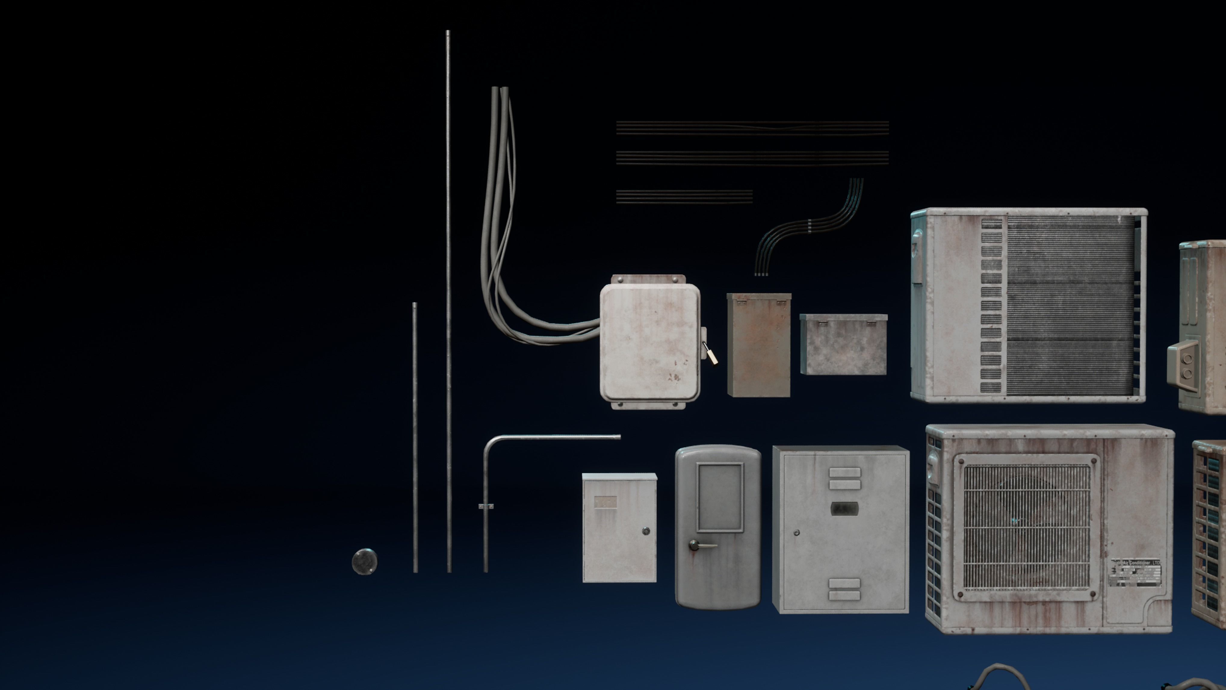 3D model City Building Props VR / AR / low-poly | CGTrader