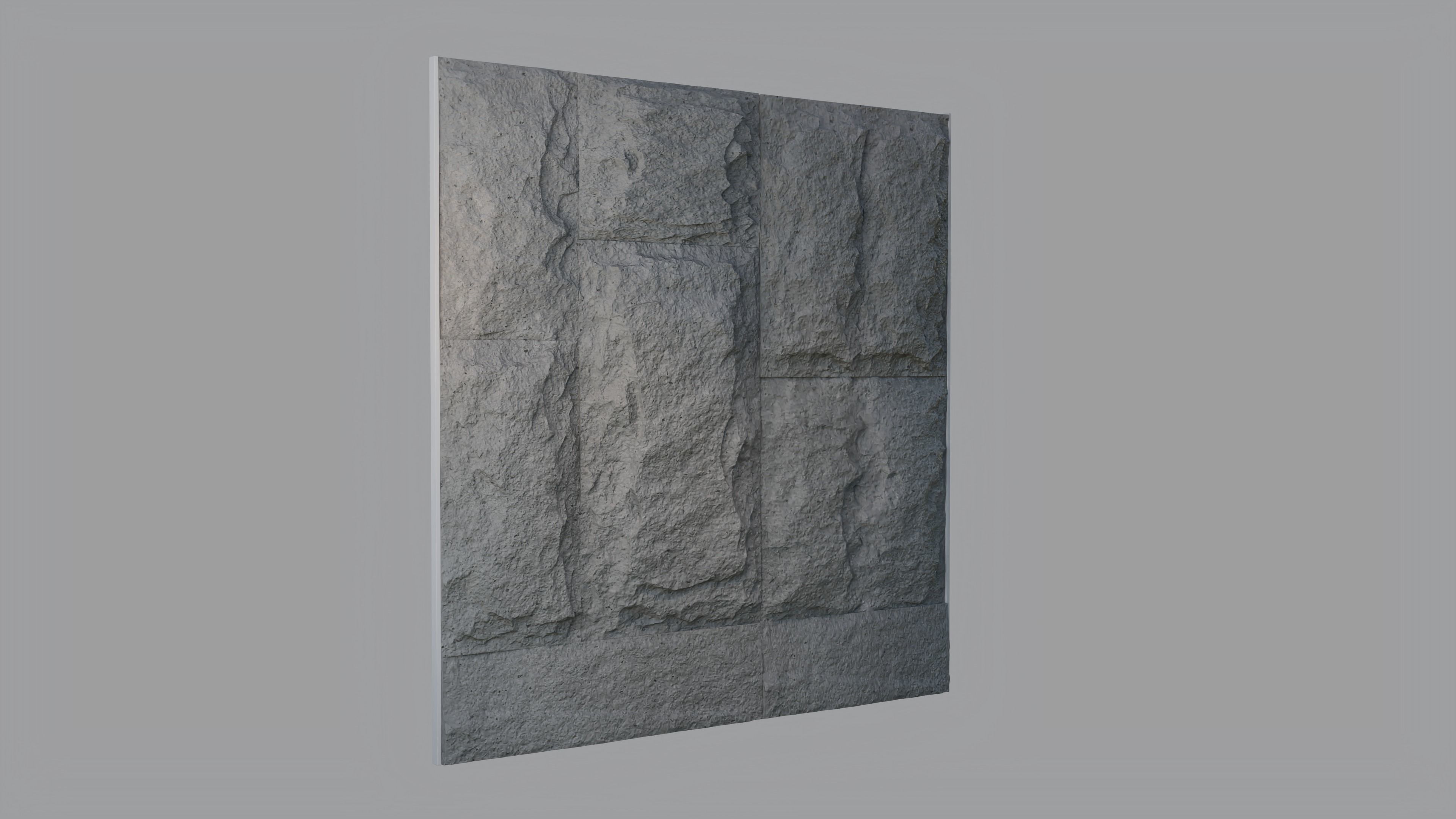 Artificial stone wall Vray 3D model | CGTrader