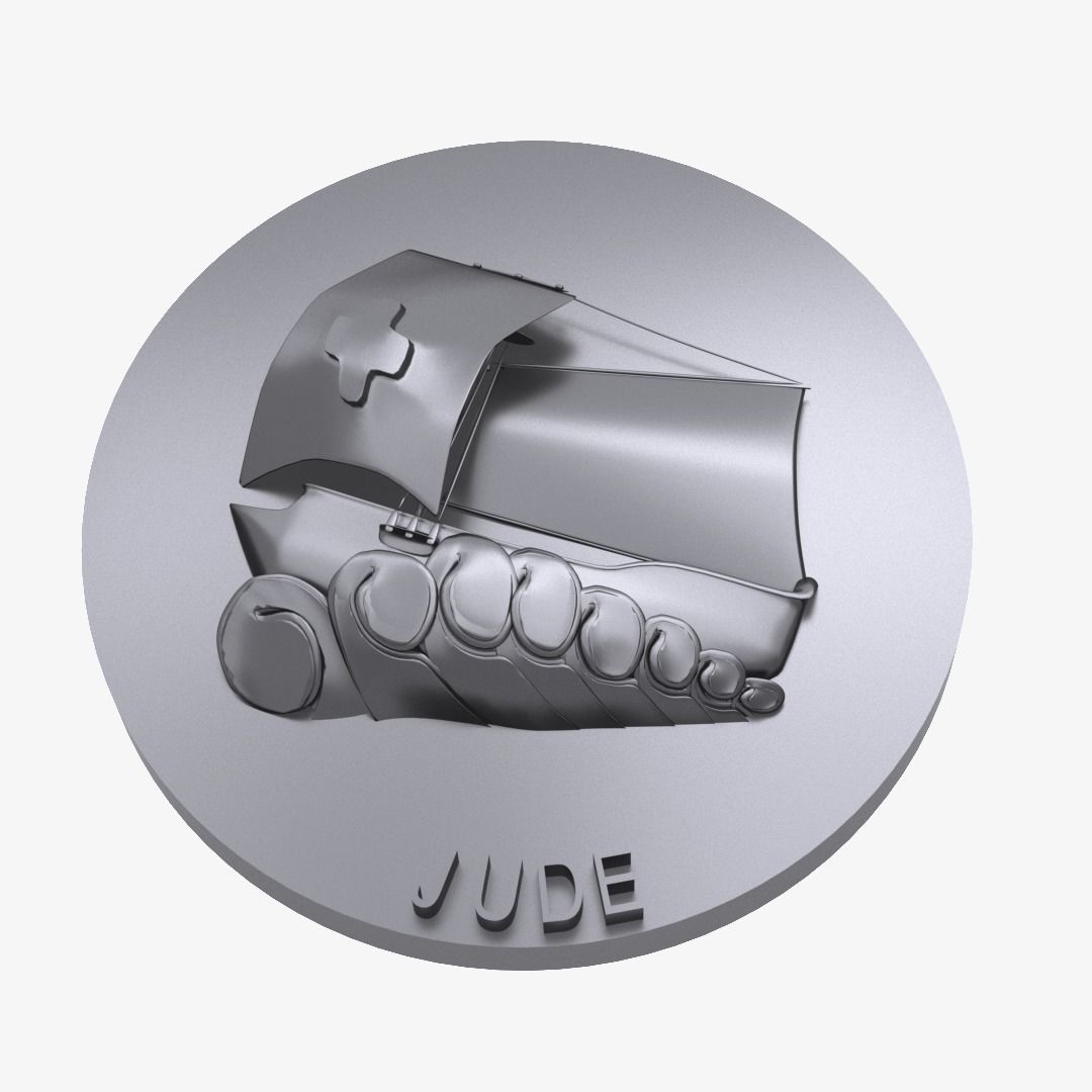 Symbols of the Apostles - JUDE 3D model | CGTrader
