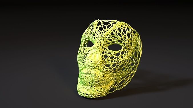 Halloween zombie mask 3D model 3D printable | CGTrader