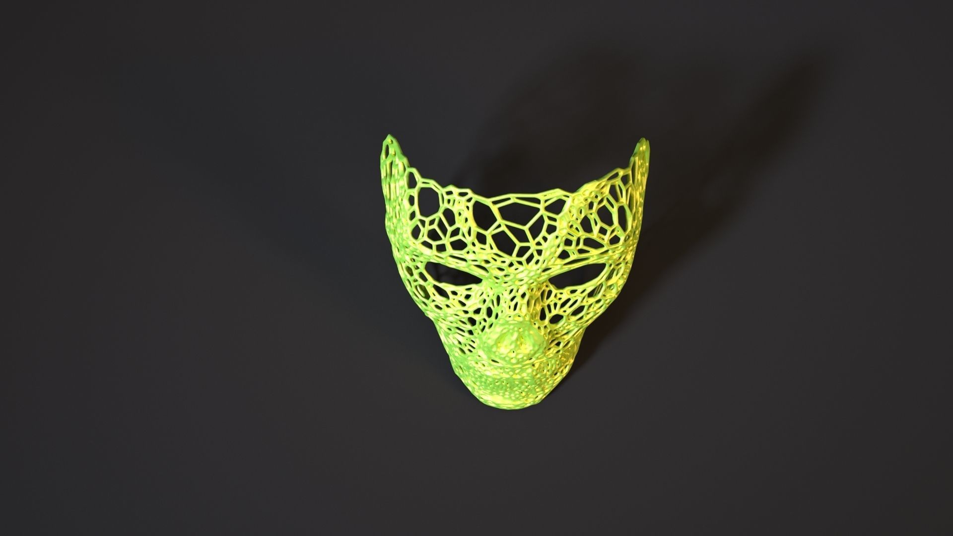Halloween zombie mask 3D model 3D printable | CGTrader