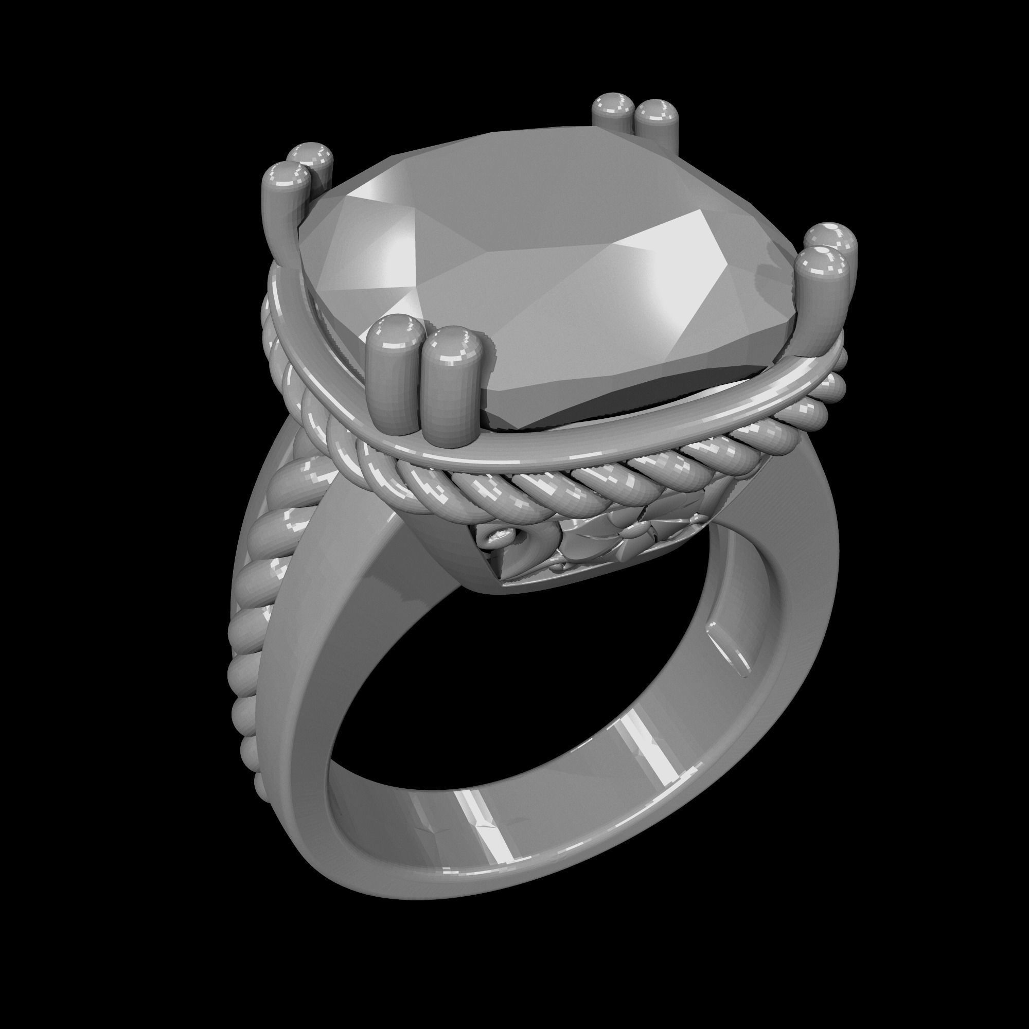 RING - BIJOUX 1 3D model 3D printable | CGTrader