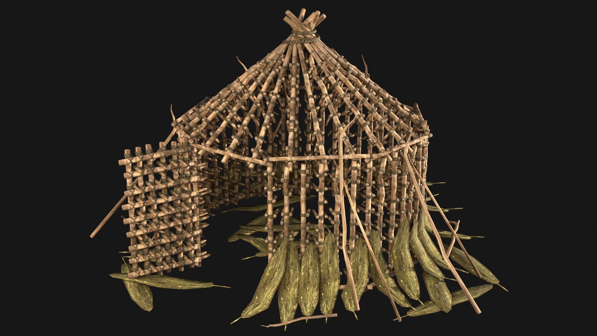 3D model JUNGLE SWAMP TRAP ATTACK ANIMAL HUMAN SNARE AAA COLLECTION VR ...