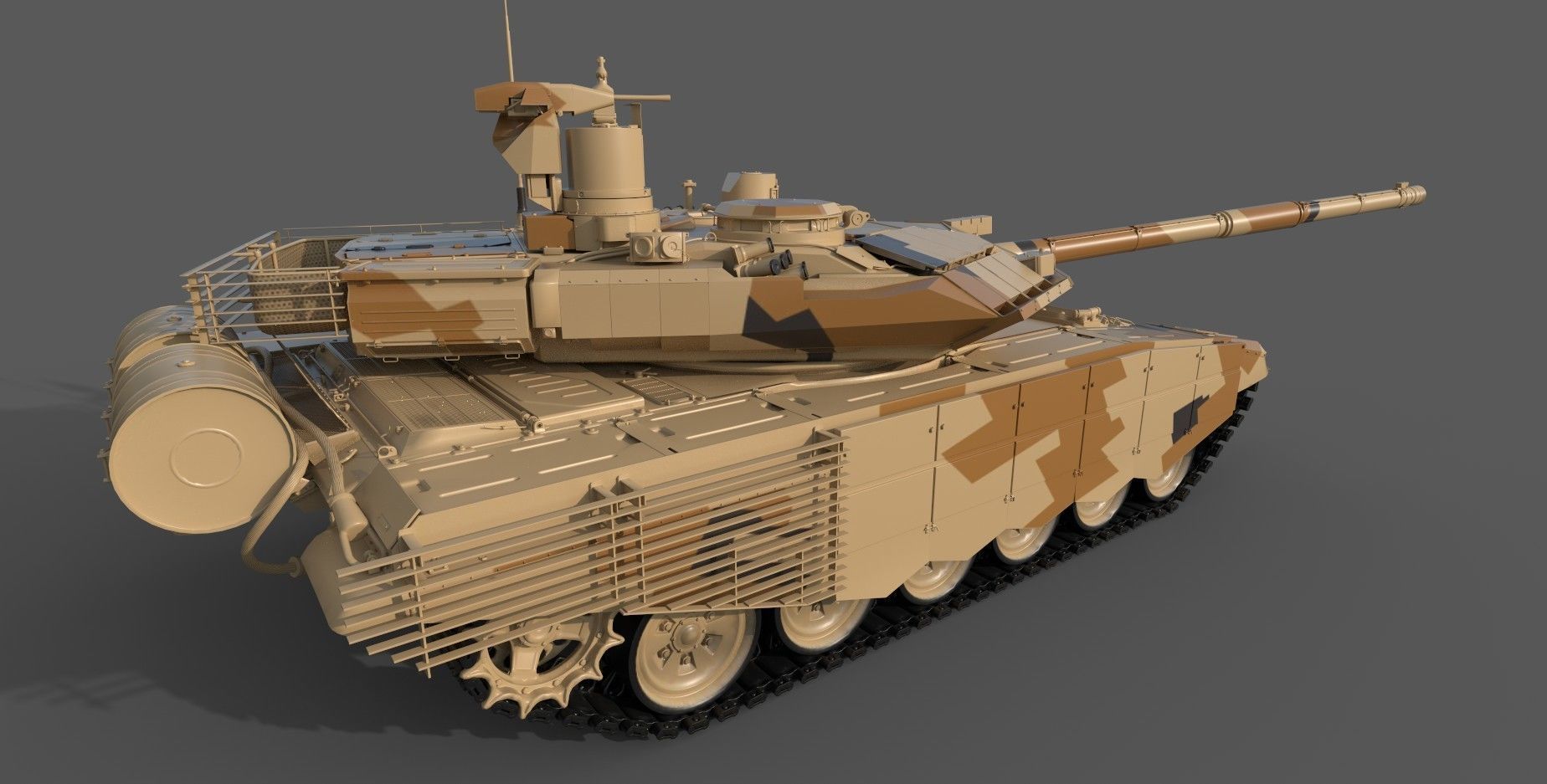 T-90SM Military Tank 3D model | CGTrader