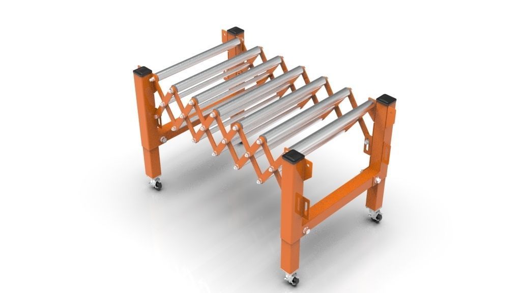 FlexiRoller Conveyor - Material Handling Solution 3D model | CGTrader