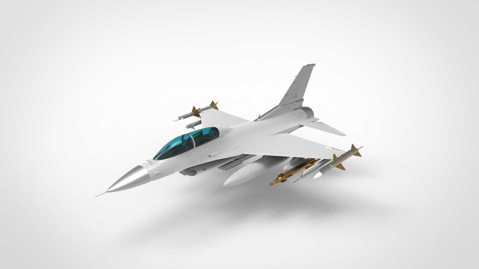 F16 Viper 3D model | CGTrader