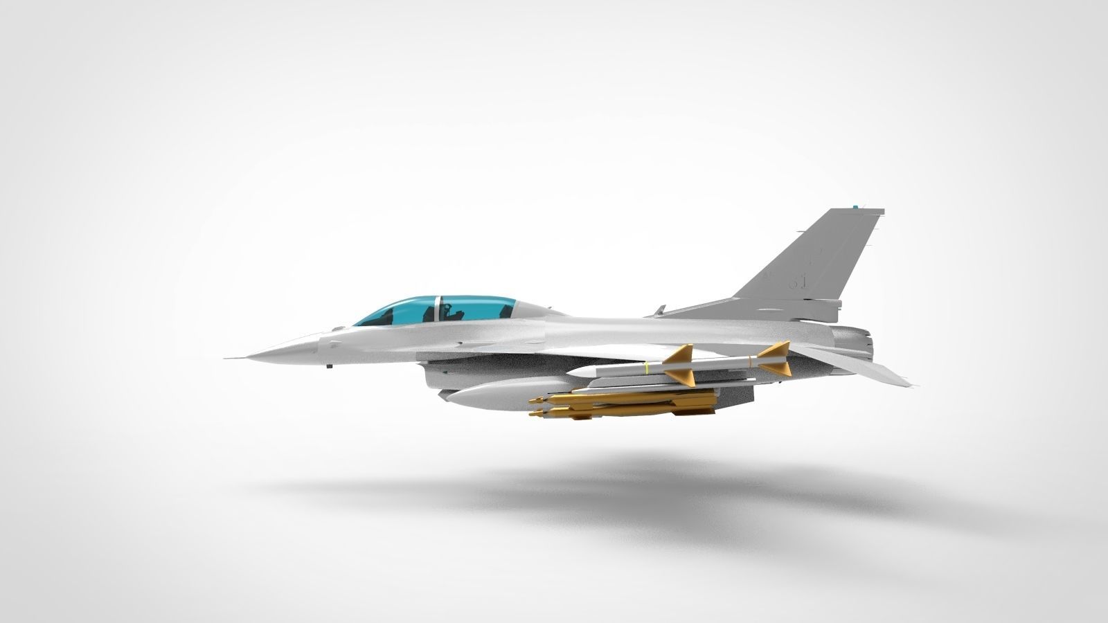 F16 Viper 3D model | CGTrader