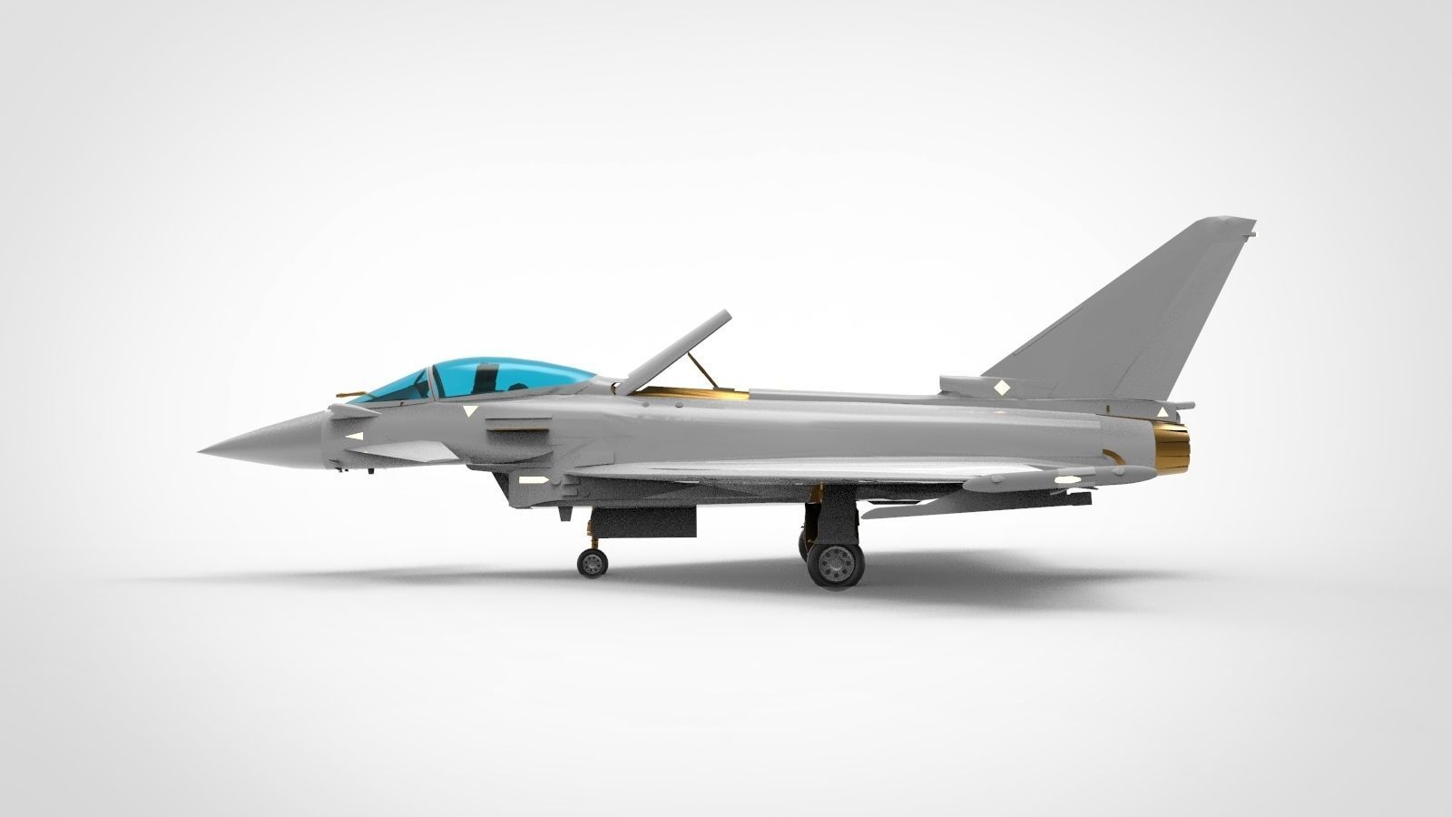Eurofighter Typhoon 3D model | CGTrader