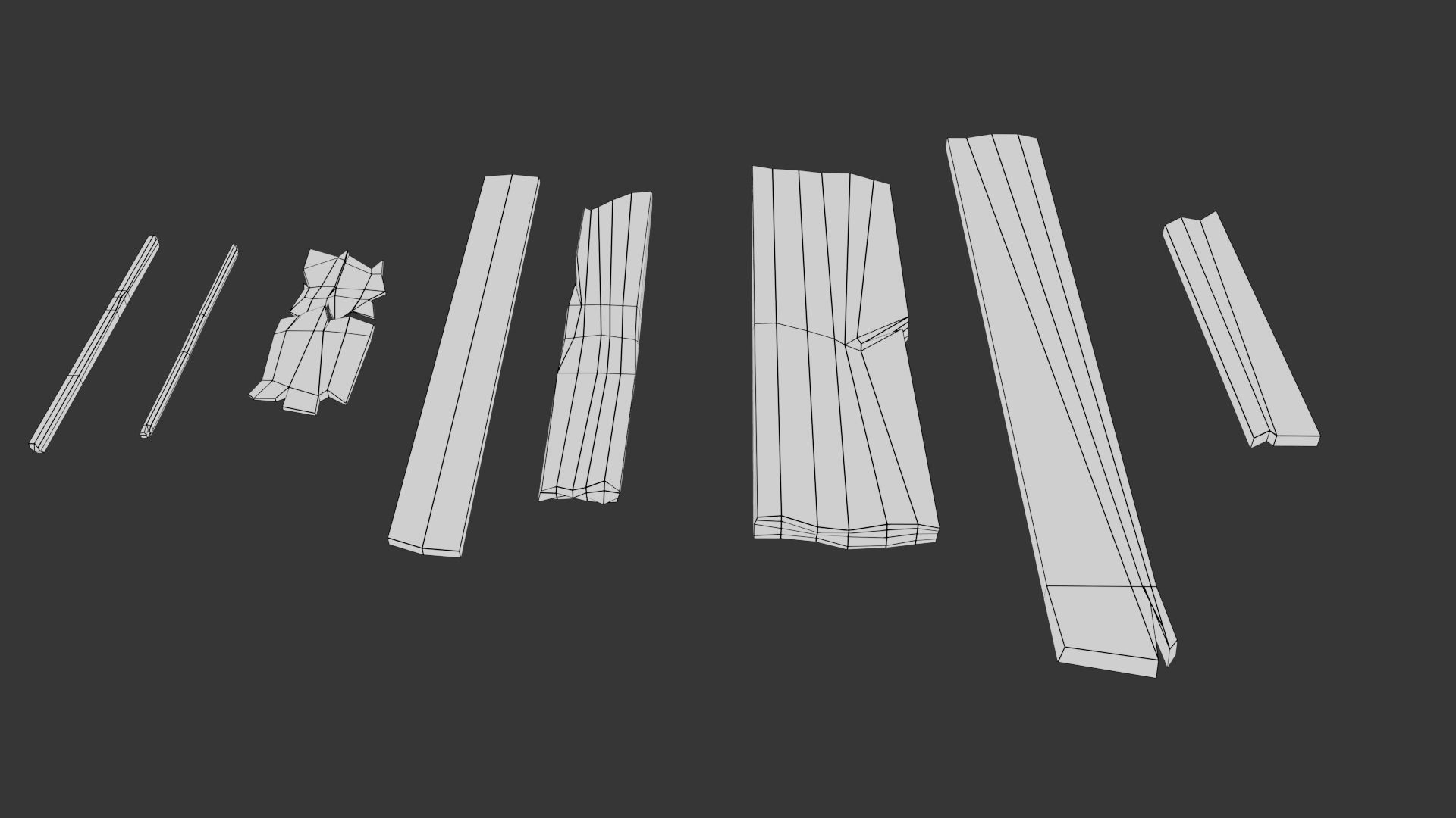 Simple Wood Planks free VR / AR / low-poly 3D model | CGTrader