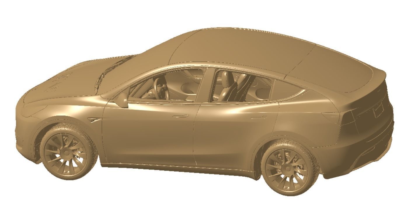 Tesla Model Y AWD 2022 Vehicle 3d scan model 3D model 3D model 3D model ...