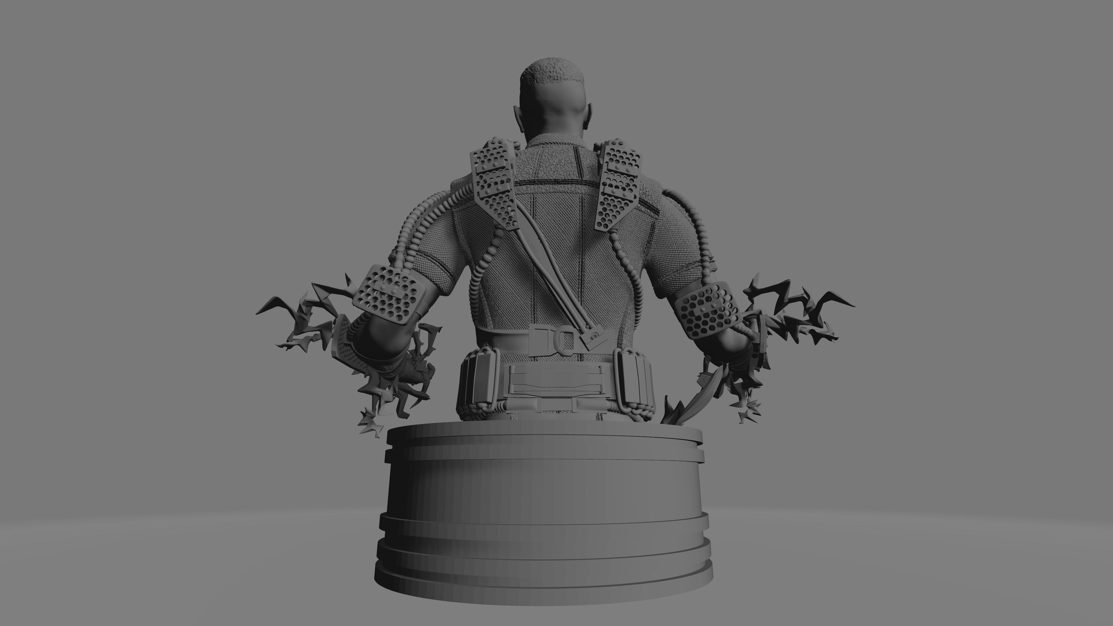Electro bust 3d print 3D model 3D printable | CGTrader