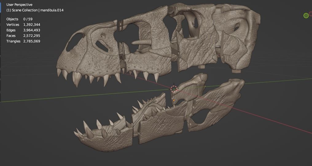Indoraptor skull 3d print 3D model 3D printable | CGTrader