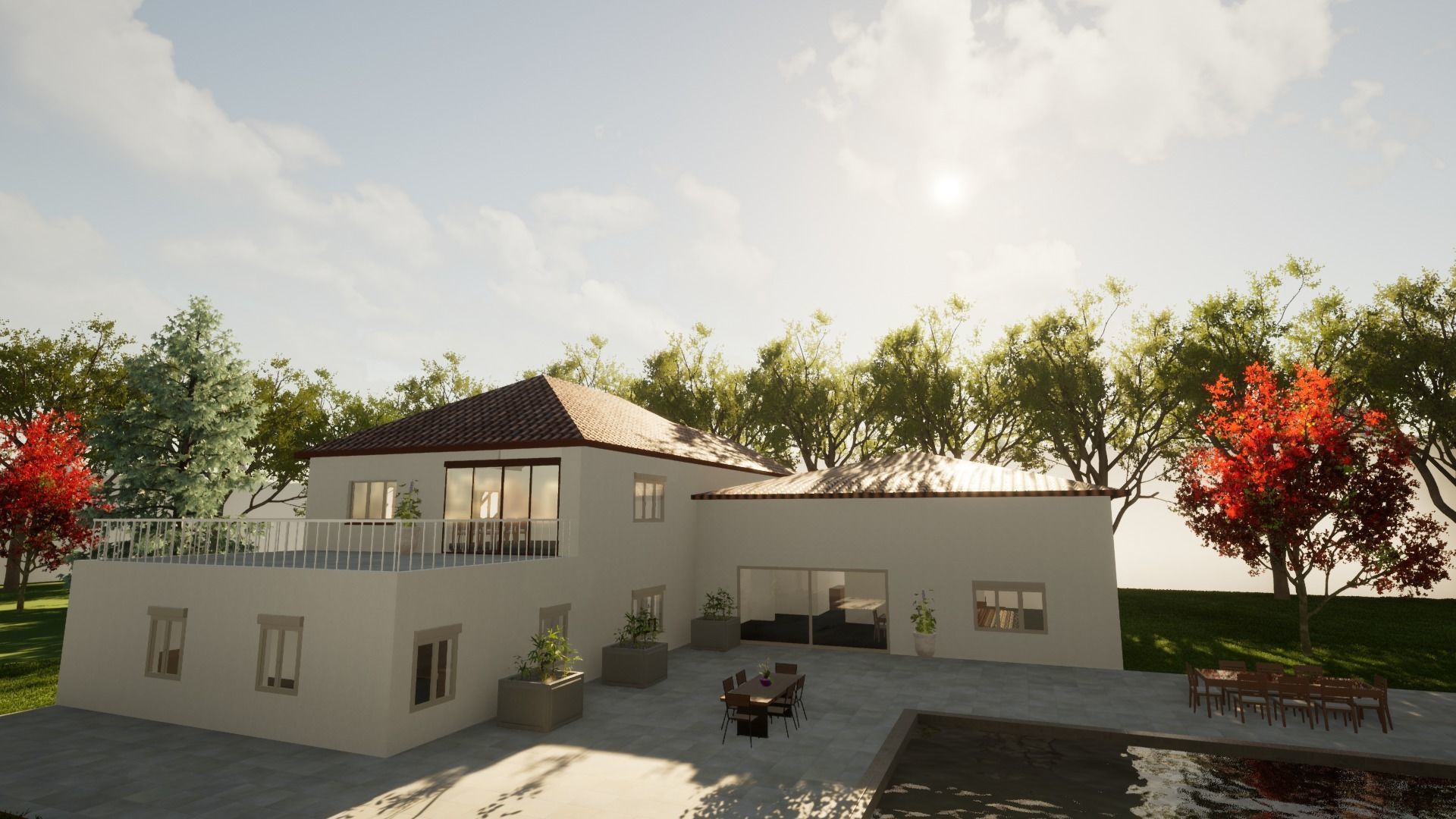 French architectural house 3D model 3D printable | CGTrader