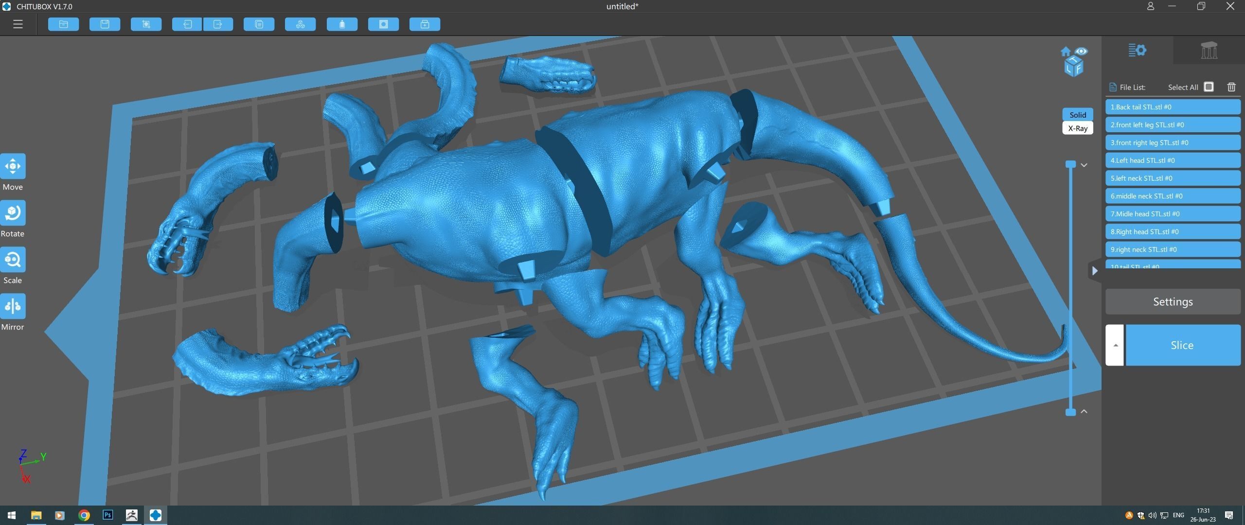 Dead Hydra 3D model 3D printable | CGTrader